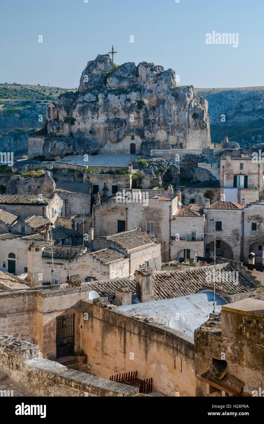 Matera church cave hi-res stock photography and images - Alamy