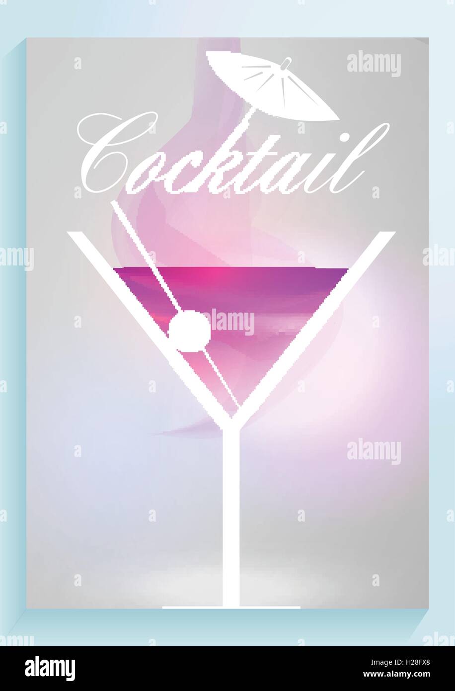 Welcome cocktail party Stock Vector Images - Alamy