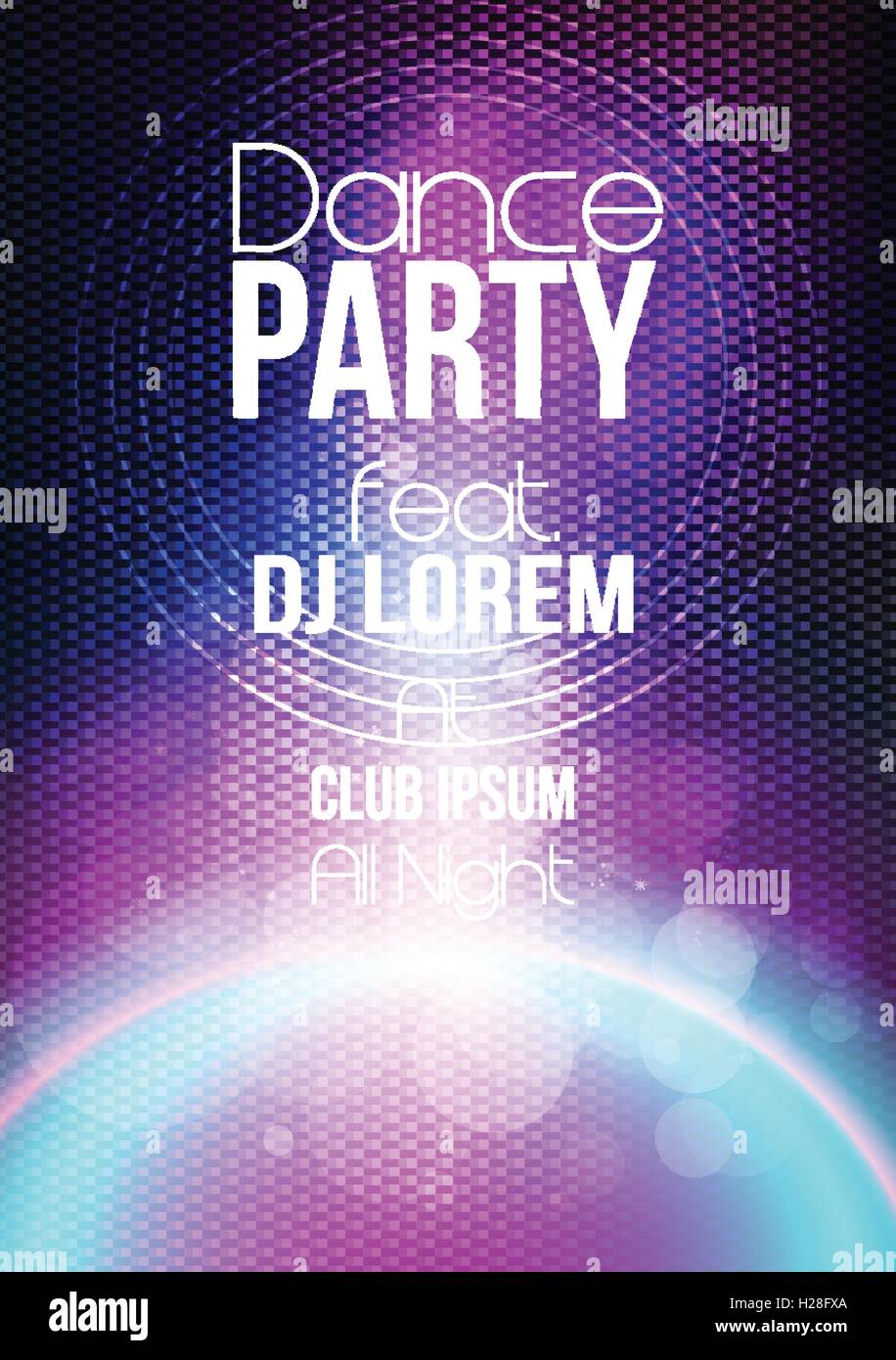 Abstract Modern Party Poster Template Stock Vector Image & Art - Alamy