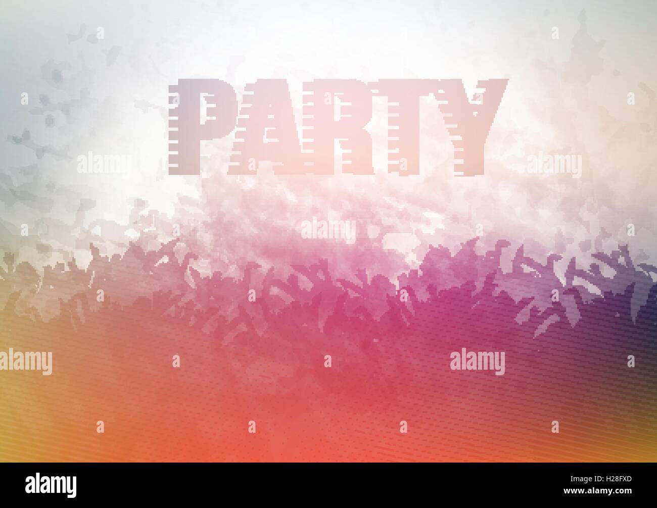 Crowd of Party People Background Stock Vector Image & Art - Alamy