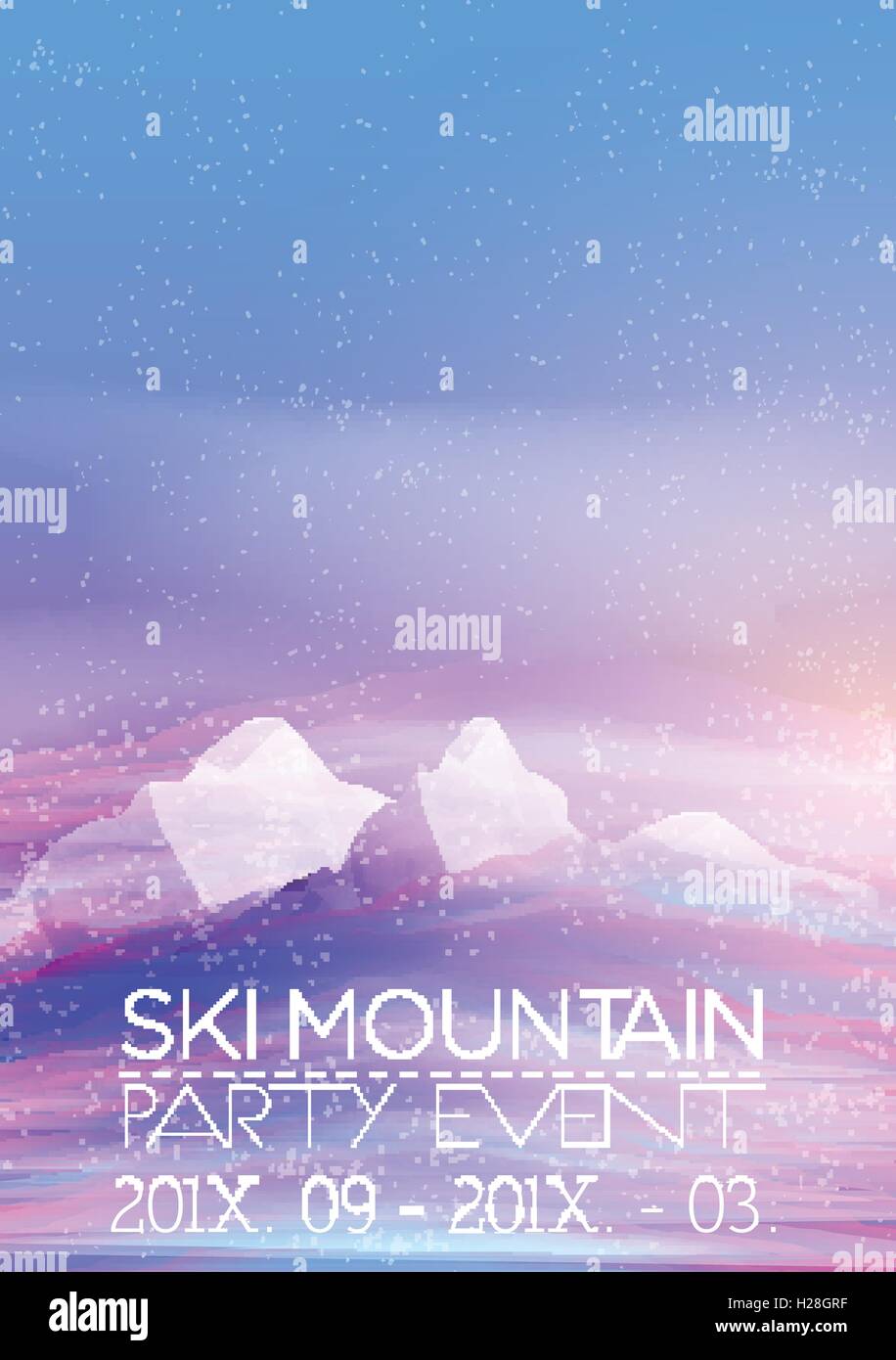 Smooth Blurred Mountain Landscape Stock Vector Image & Art - Alamy
