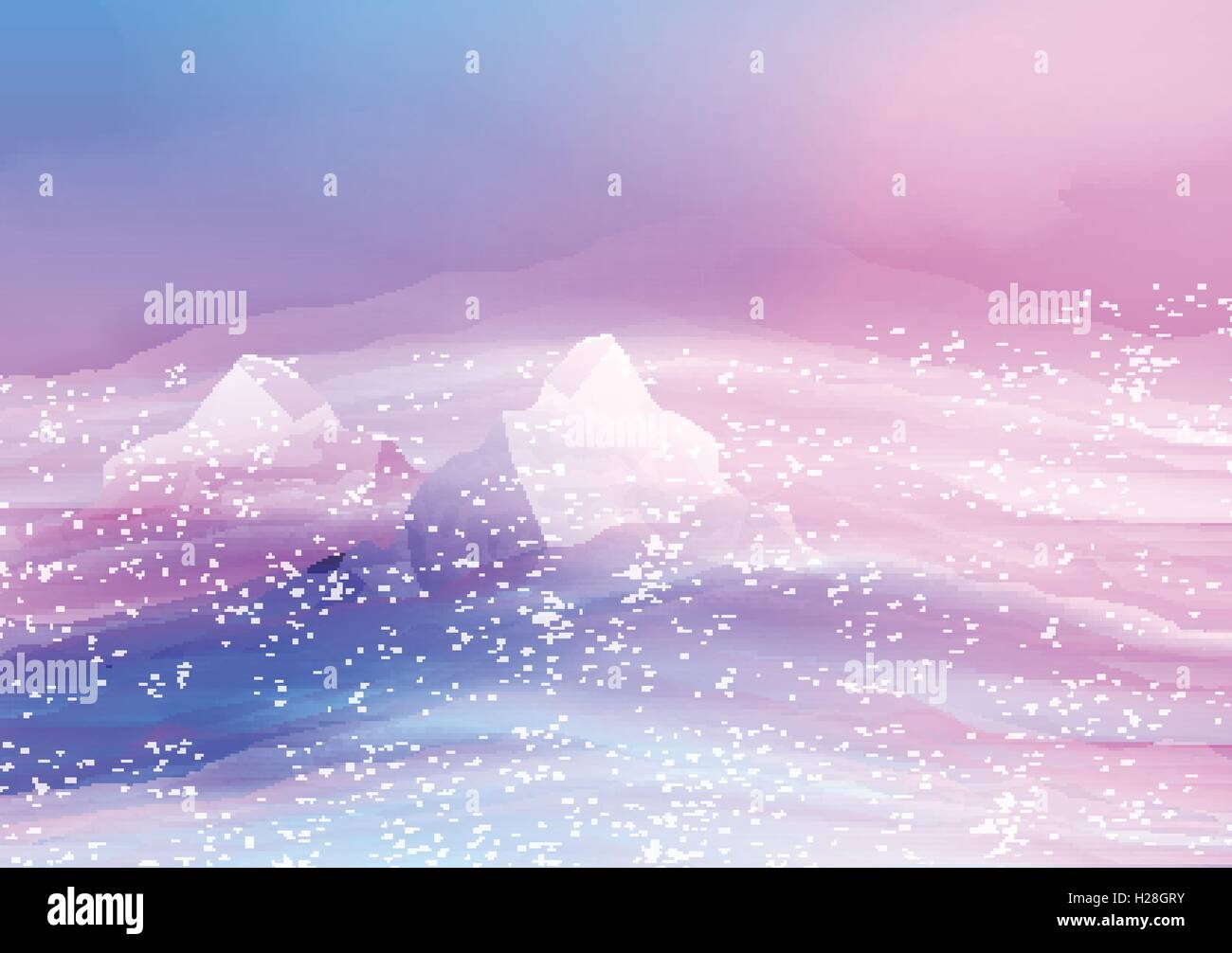 Smooth Blurred Mountain Landscape Stock Vector Image & Art - Alamy