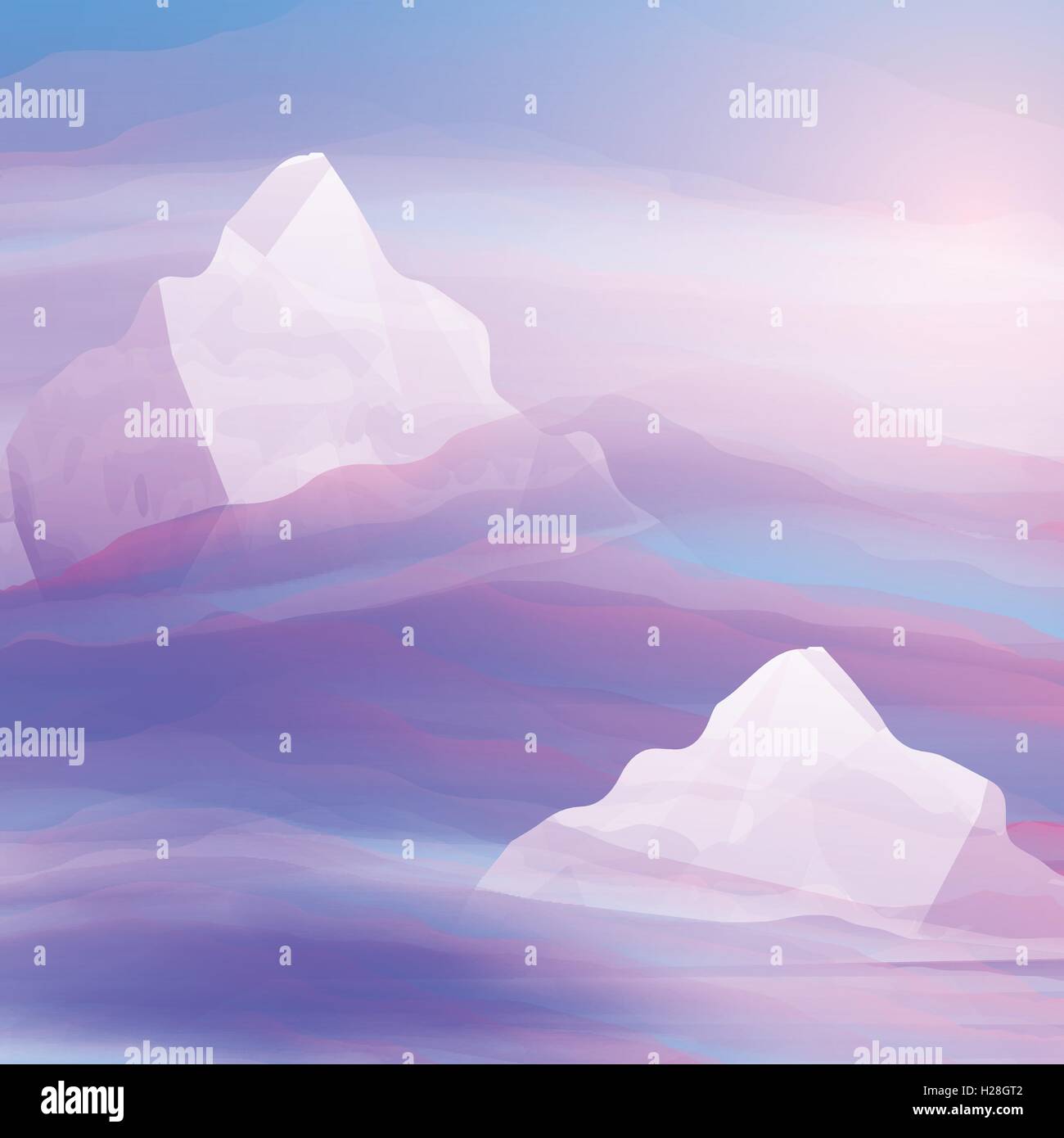 Smooth Blurred Mountain Landscape Stock Vector Image & Art - Alamy