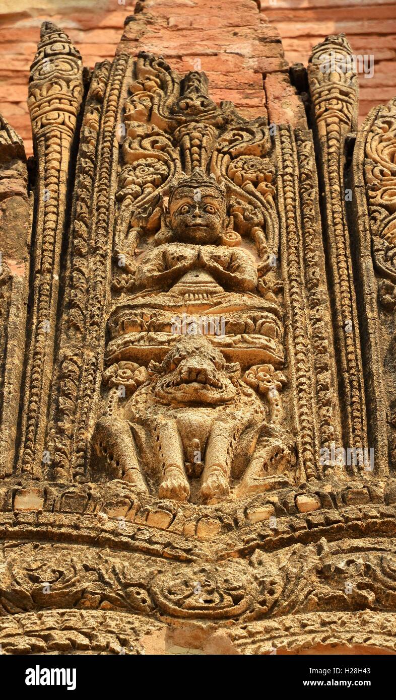 Ancient gate in Bagan temple, Myanmar Stock Photo - Alamy