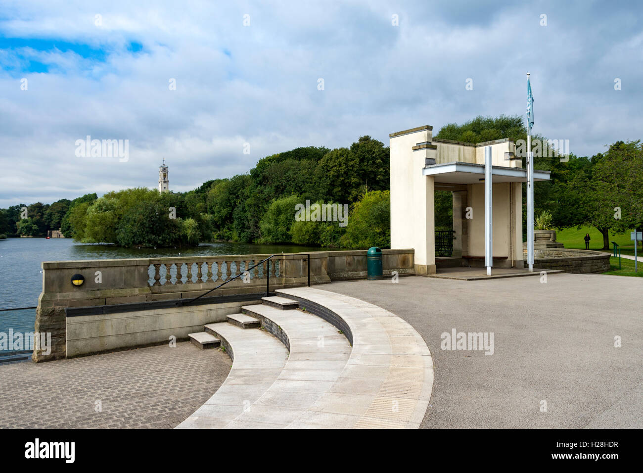 Highfields park nottingham boating lake hi-res stock photography and ...