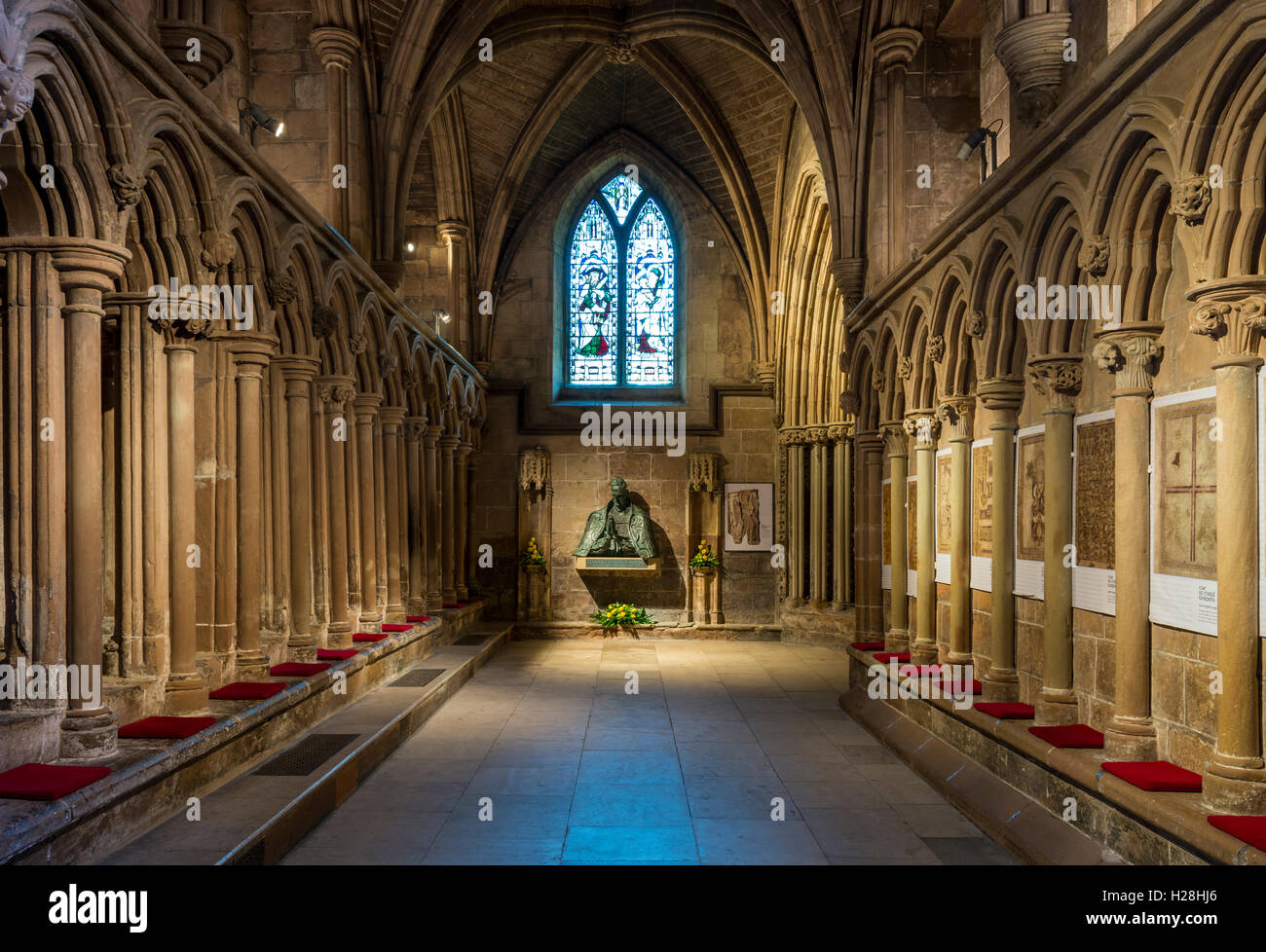 The Vestibule of Lichfield Cathedral, Lichfield, Staffordshire, England ...