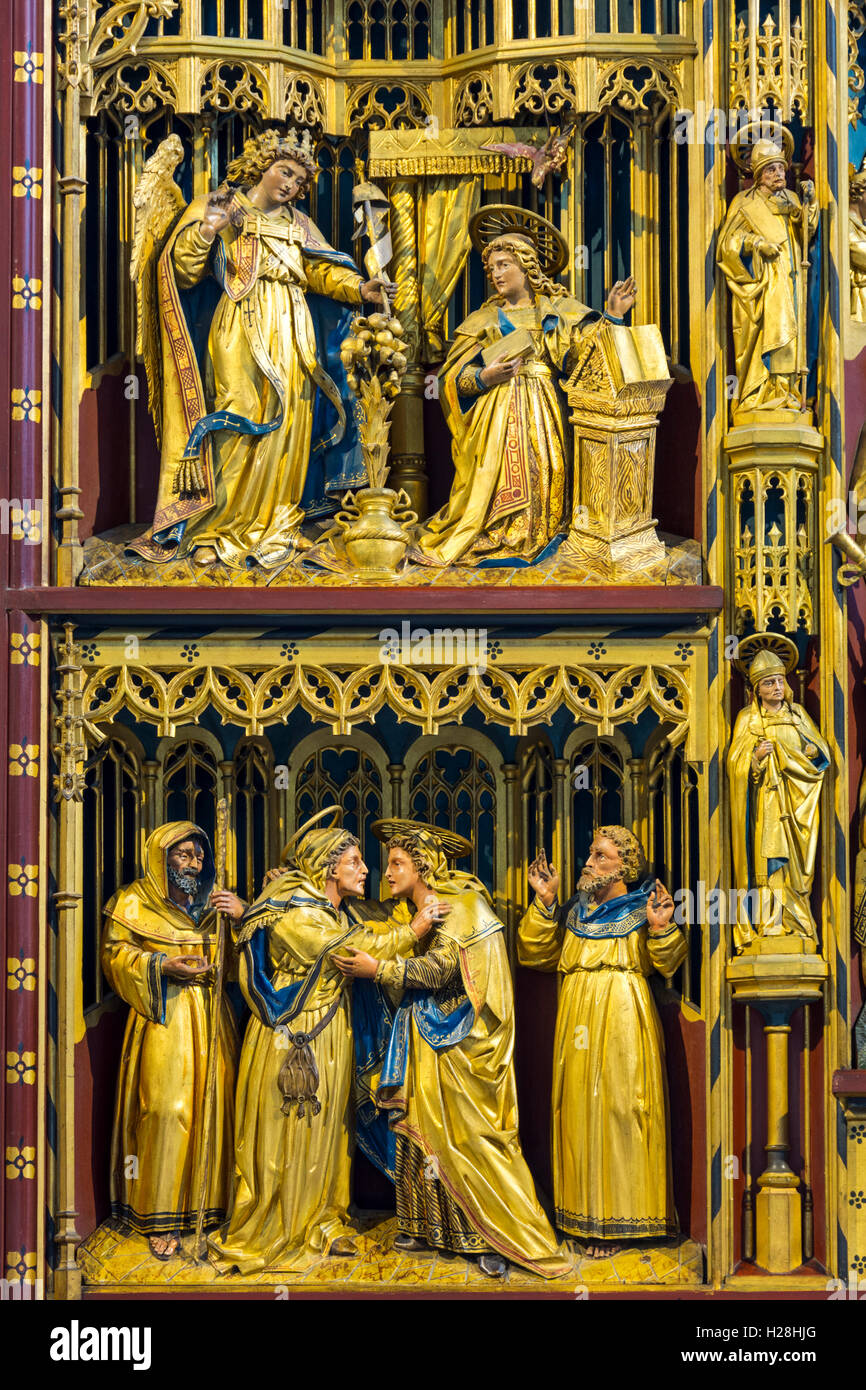 Lichfield cathedral carving hi-res stock photography and images - Alamy