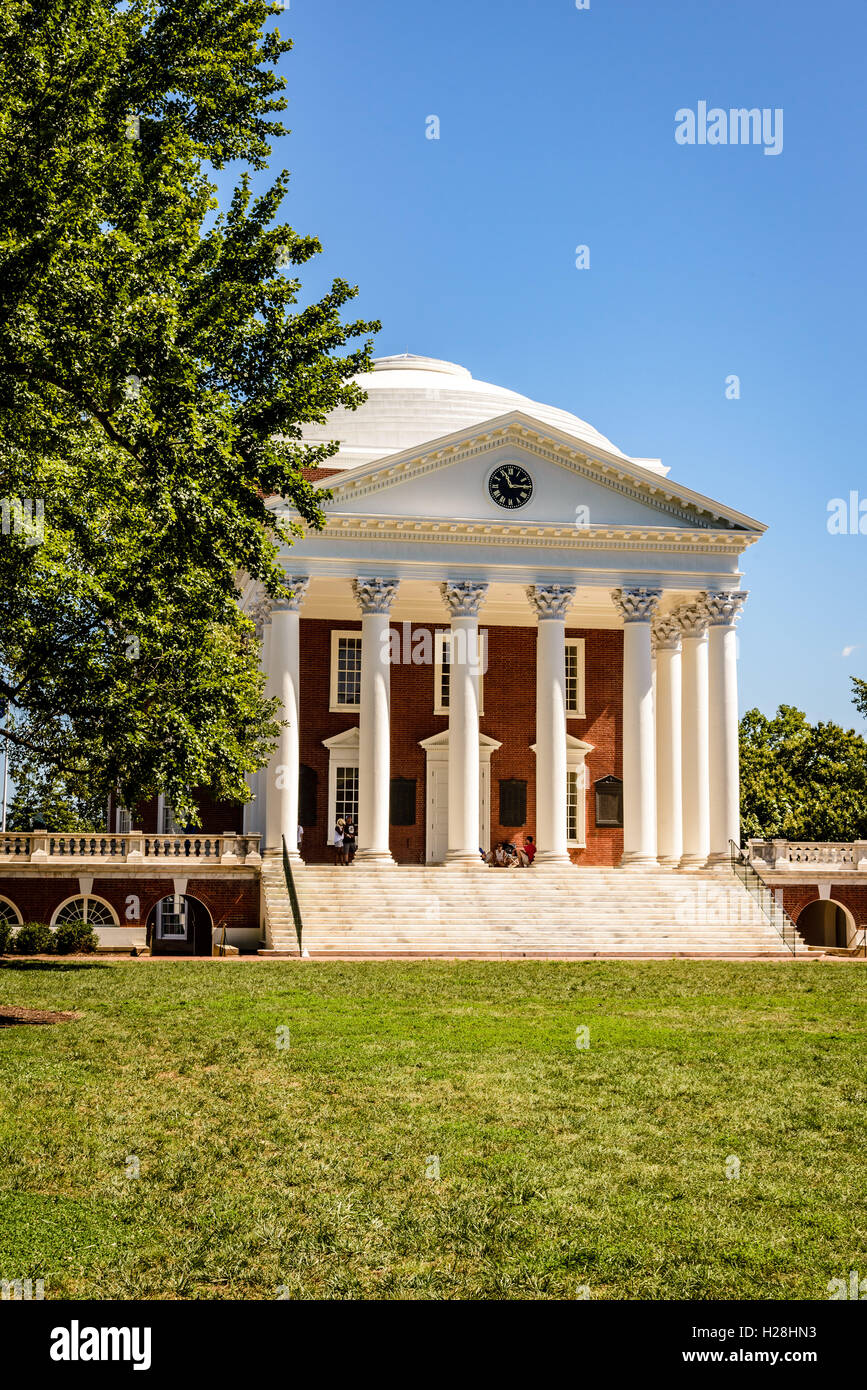 The Rotunda, The Lawn, University of Virginia, Charlottesville ...