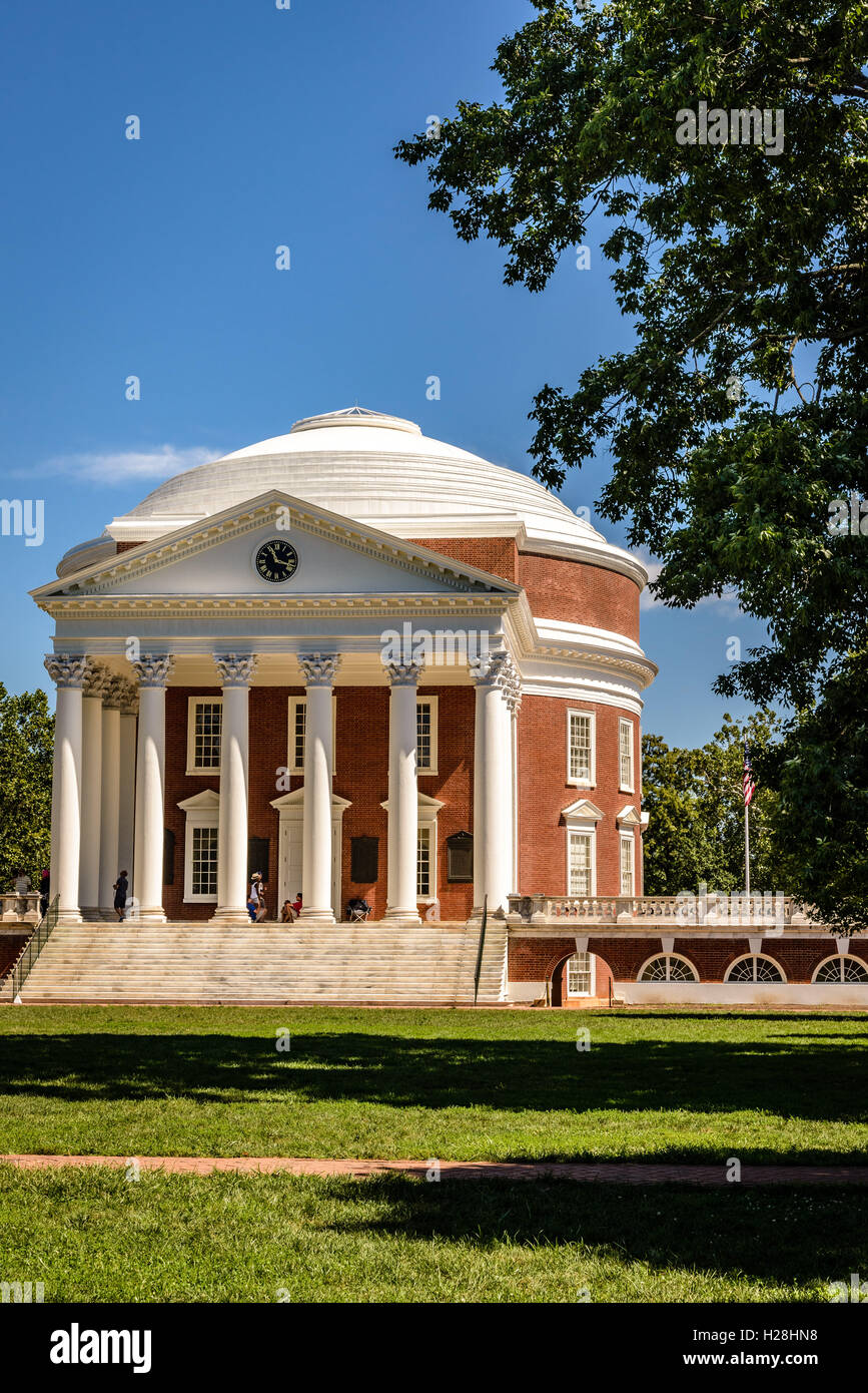 The Rotunda, The Lawn, University of Virginia, Charlottesville ...