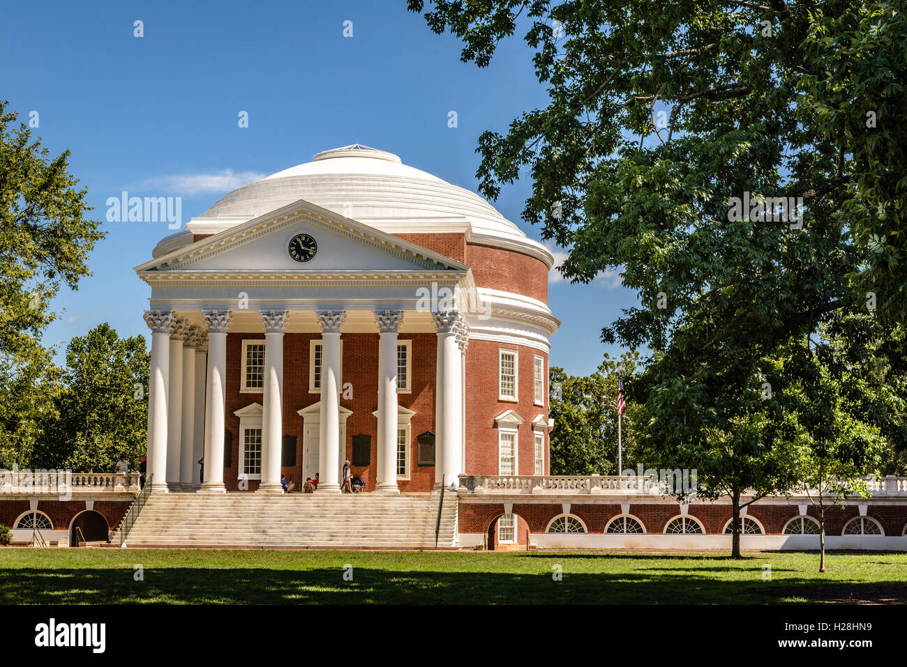 The Rotunda, The Lawn, University of Virginia, Charlottesville ...