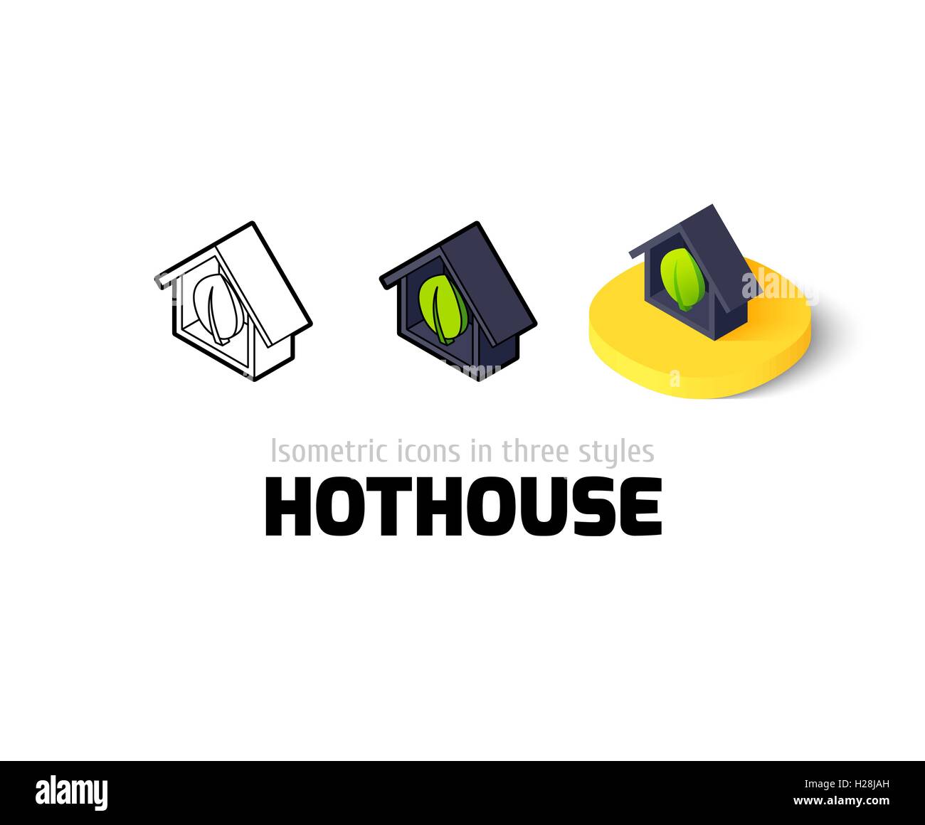 Hothouse icon in different style Stock Vector Image & Art - Alamy