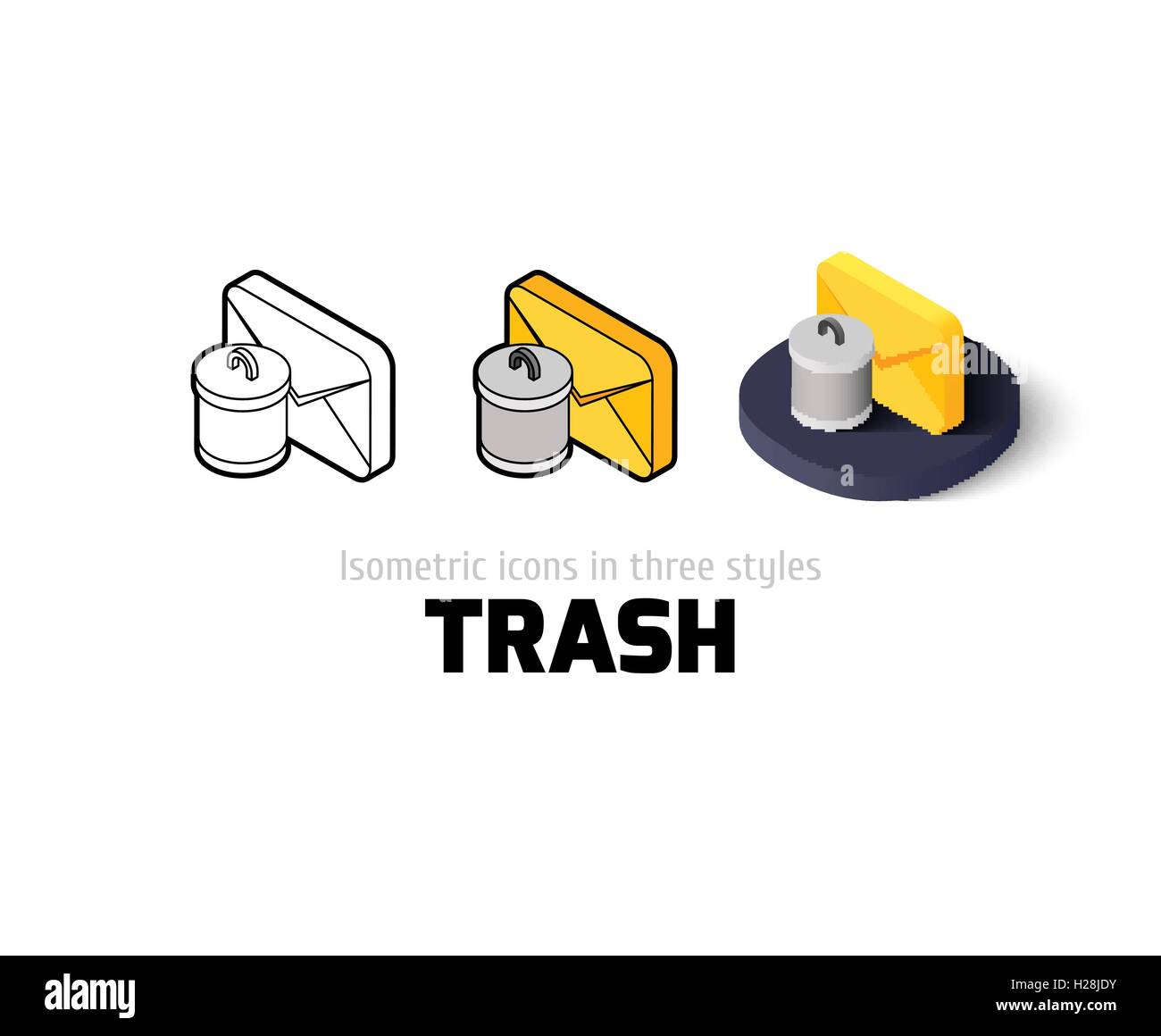 Computer trash logo hi-res stock photography and images - Alamy