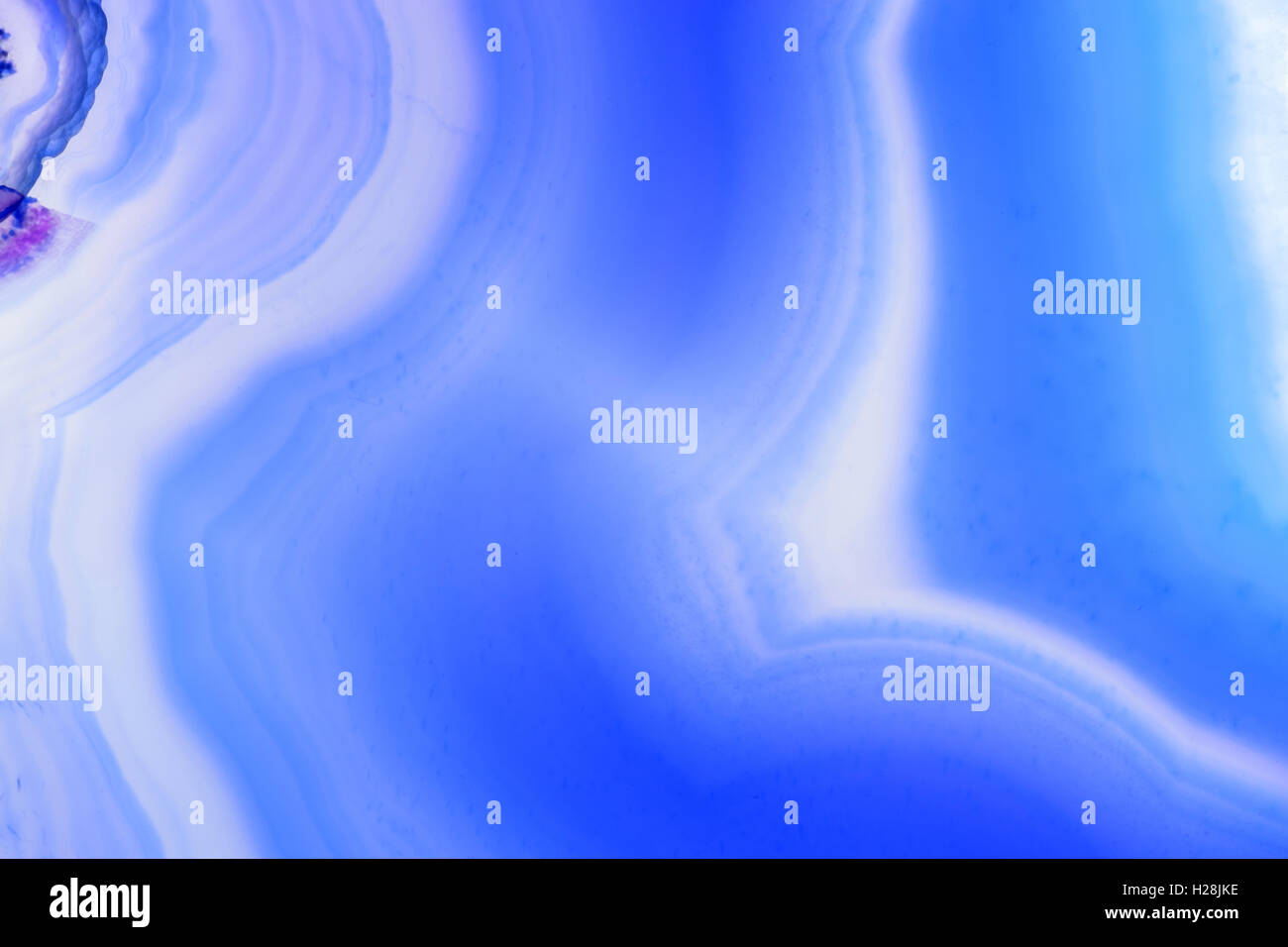 Abstract background - blue agate slice mineral Stock Photo - Alamy