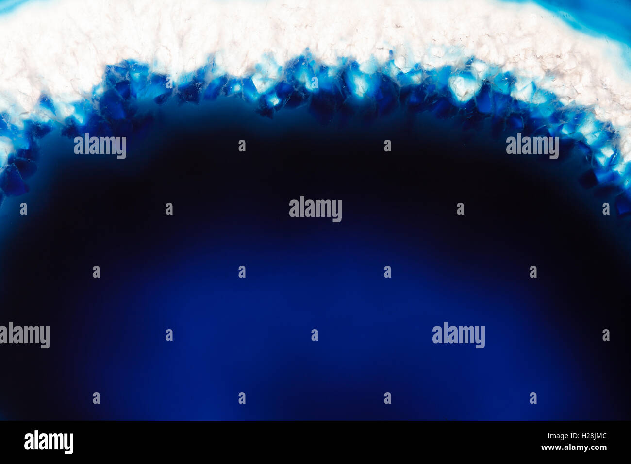 Abstract background - dark blue agate slice mineral Stock Photo - Alamy