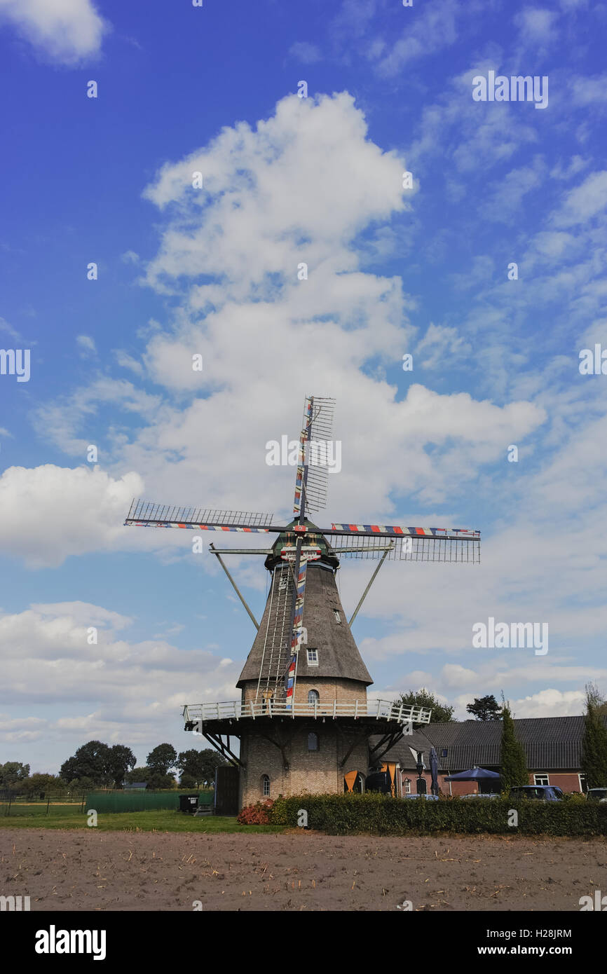 Dutch flour windmill landscape hi-res stock photography and images - Alamy