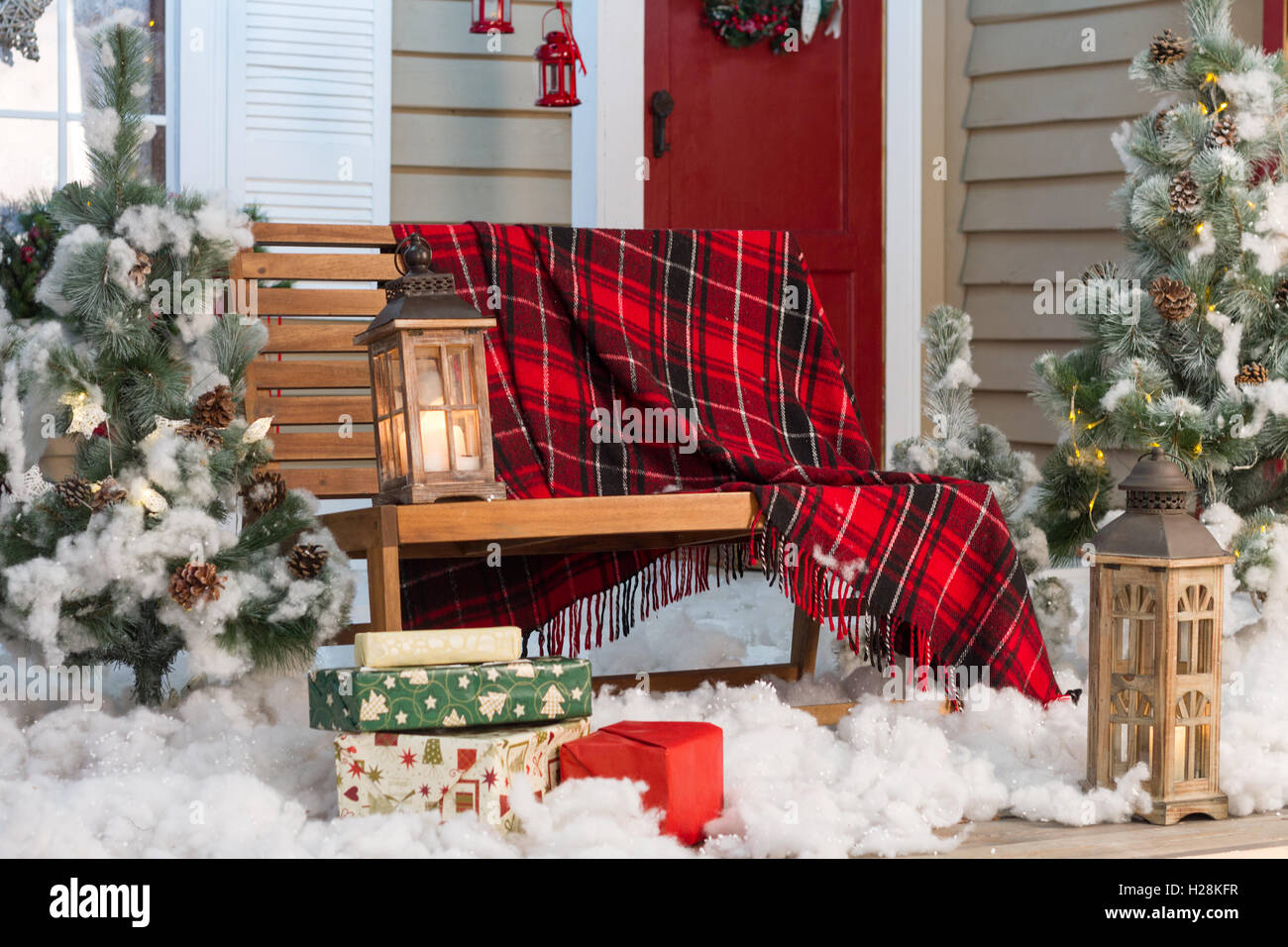 Beautiful House Decorated Stock Photo - Alamy