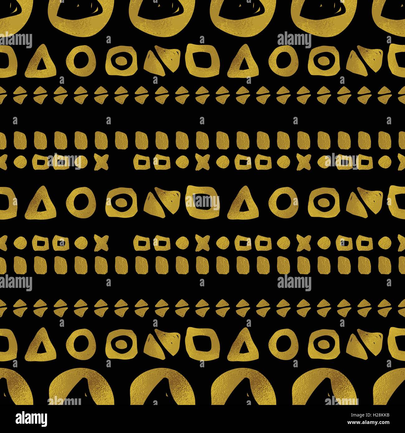 Geometric black and gold seamless pattern Stock Vector Image & Art - Alamy