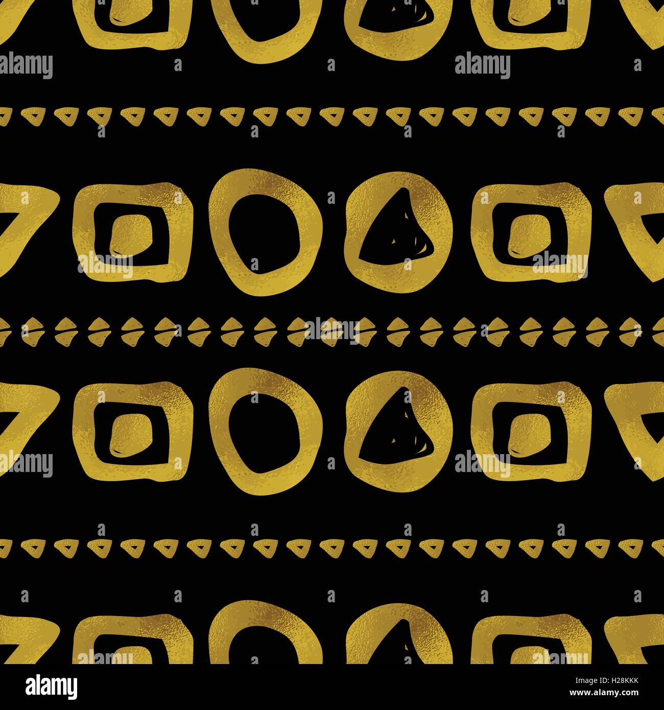 Geometric black and gold seamless pattern Stock Vector Image & Art - Alamy