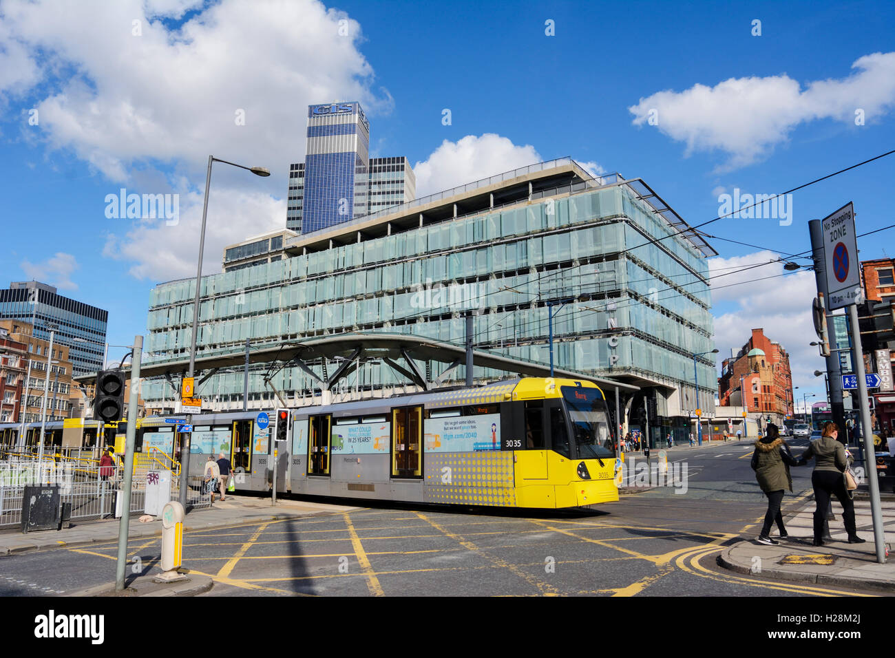 Metrolink tram transport interchange hi-res stock photography and ...