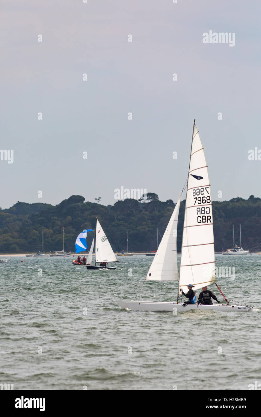 Yachts yacht sailing boats boat sails dinghies dinghy hi-res stock ...