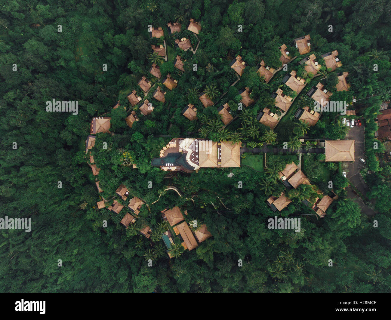 Drone view nature tropical resort hi-res stock photography and images ...