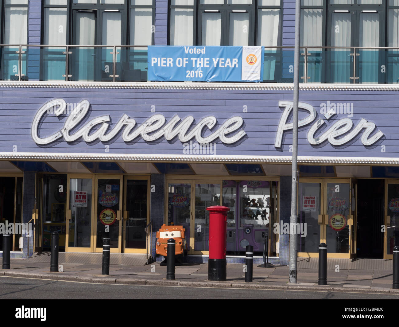Clarence Pier, Southsea Seafront, Portsmouth, England, UK Stock Photo ...