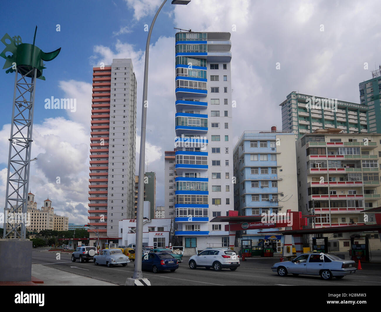 Beautiful buildings in Cuba capital Havana, where times stopped in last ...