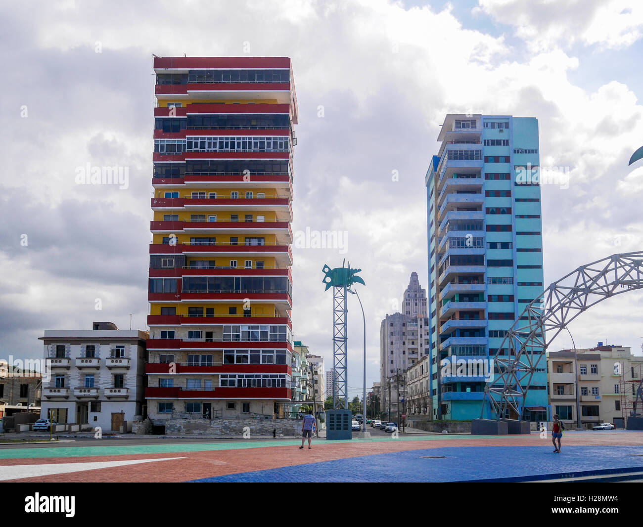 Beautiful buildings in Cuba capital Havana, where times stopped in last ...
