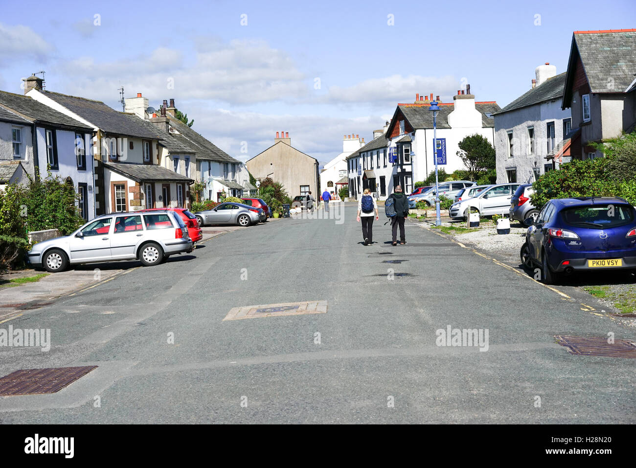 Ravenglass village main street,Ravenglass,Cumbria,England,UK Stock ...