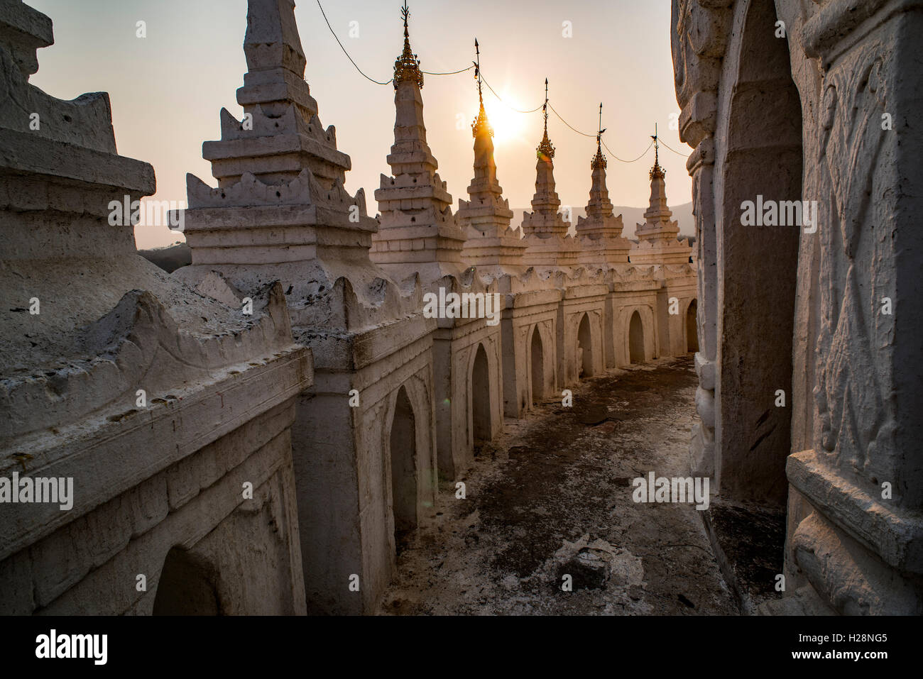 Hsinbyume pagoda, Mingun, Sagaing, Myanmar Stock Photo - Alamy