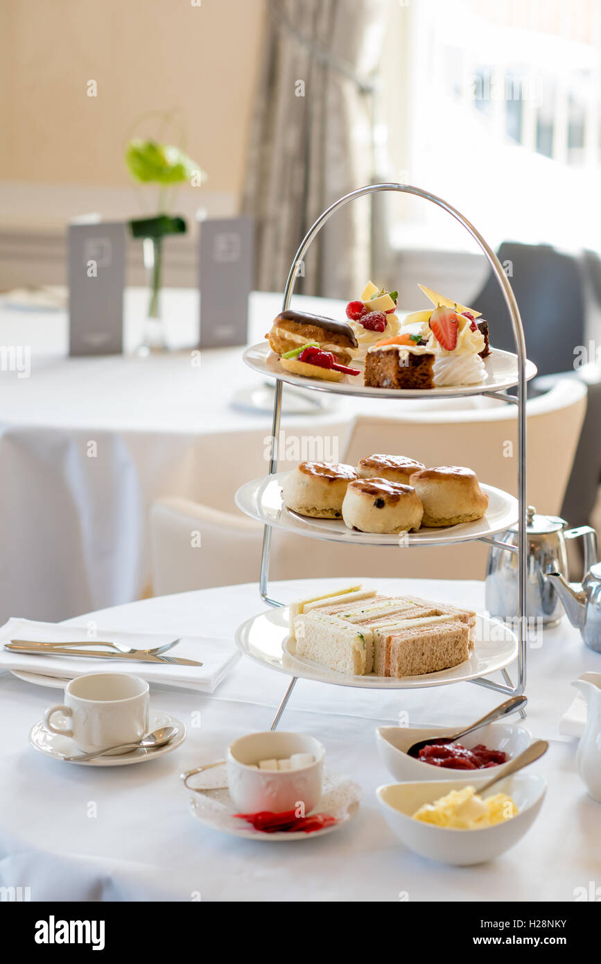 Afternoon tea cake stand hi-res stock photography and images - Alamy