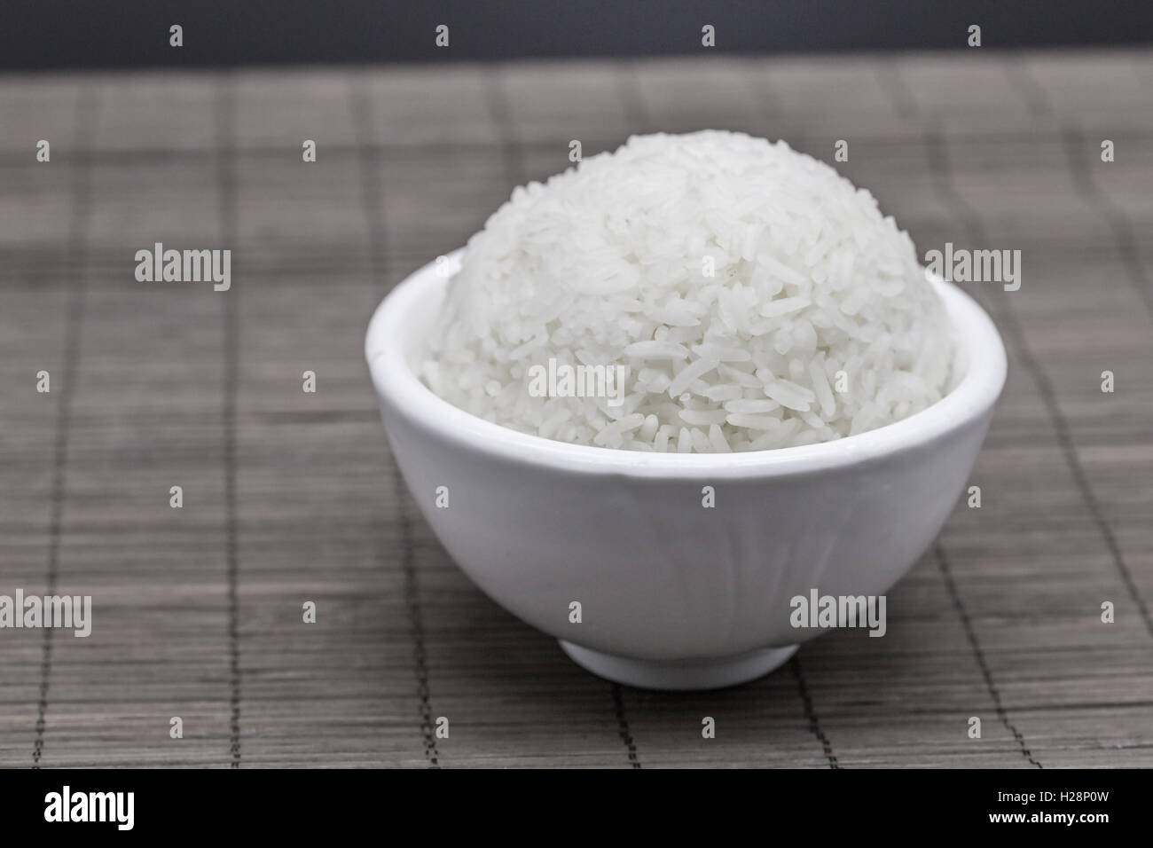 A bowl of white rice Stock Photo - Alamy