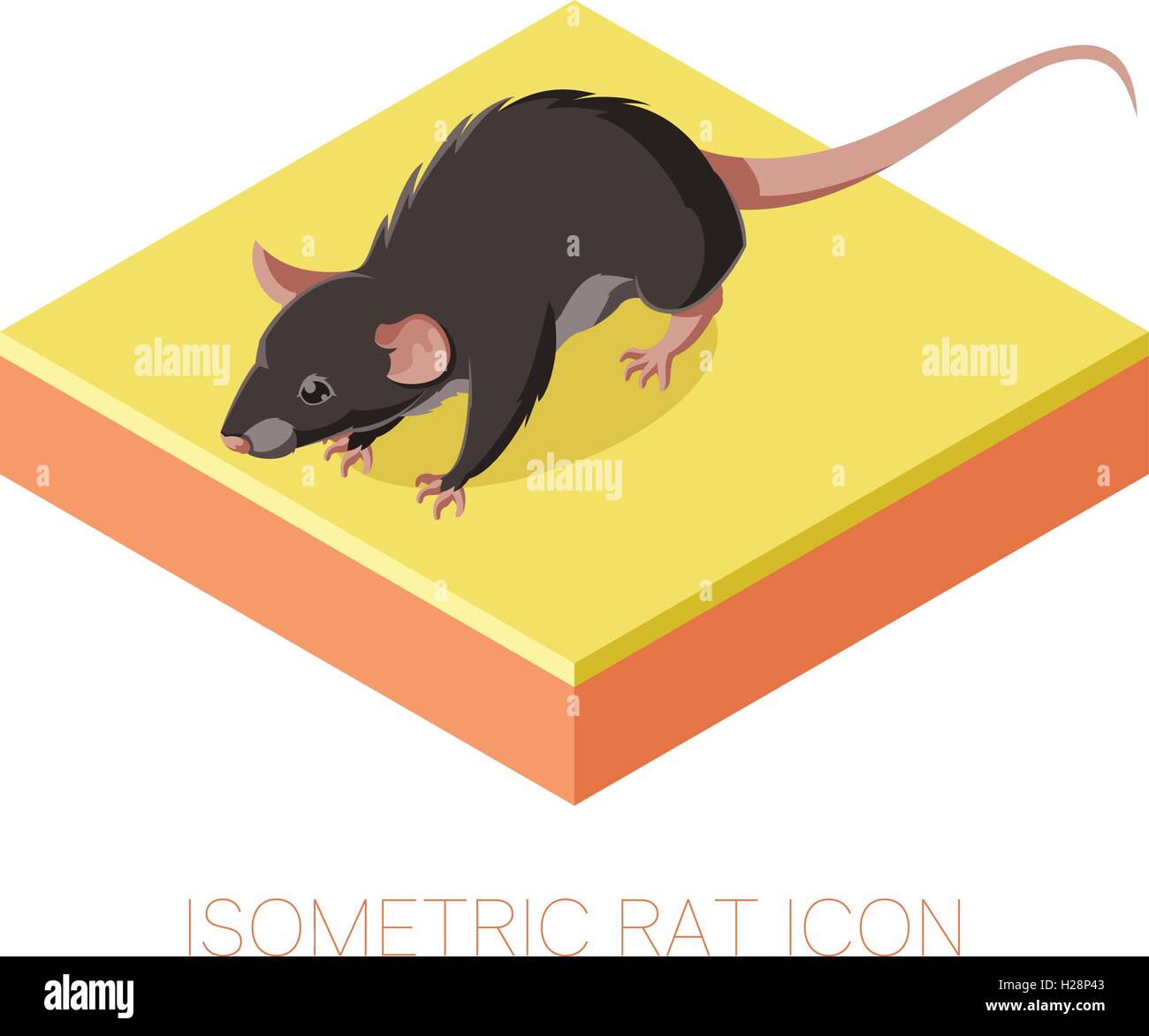 Standing rat silhouette hi-res stock photography and images - Alamy