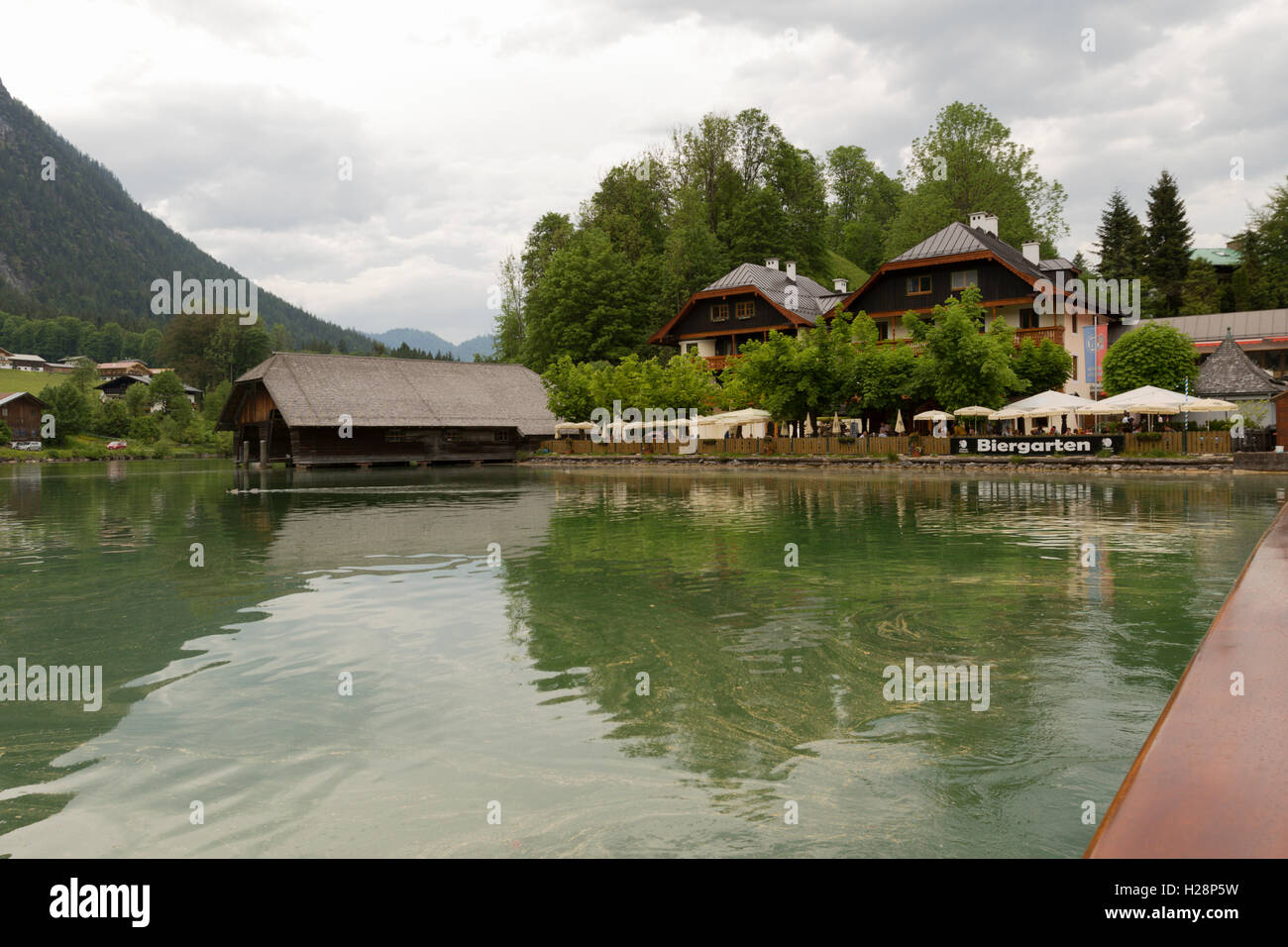 Scenic Lake Konigsee in Bavarian Alps Stock Photo - Alamy