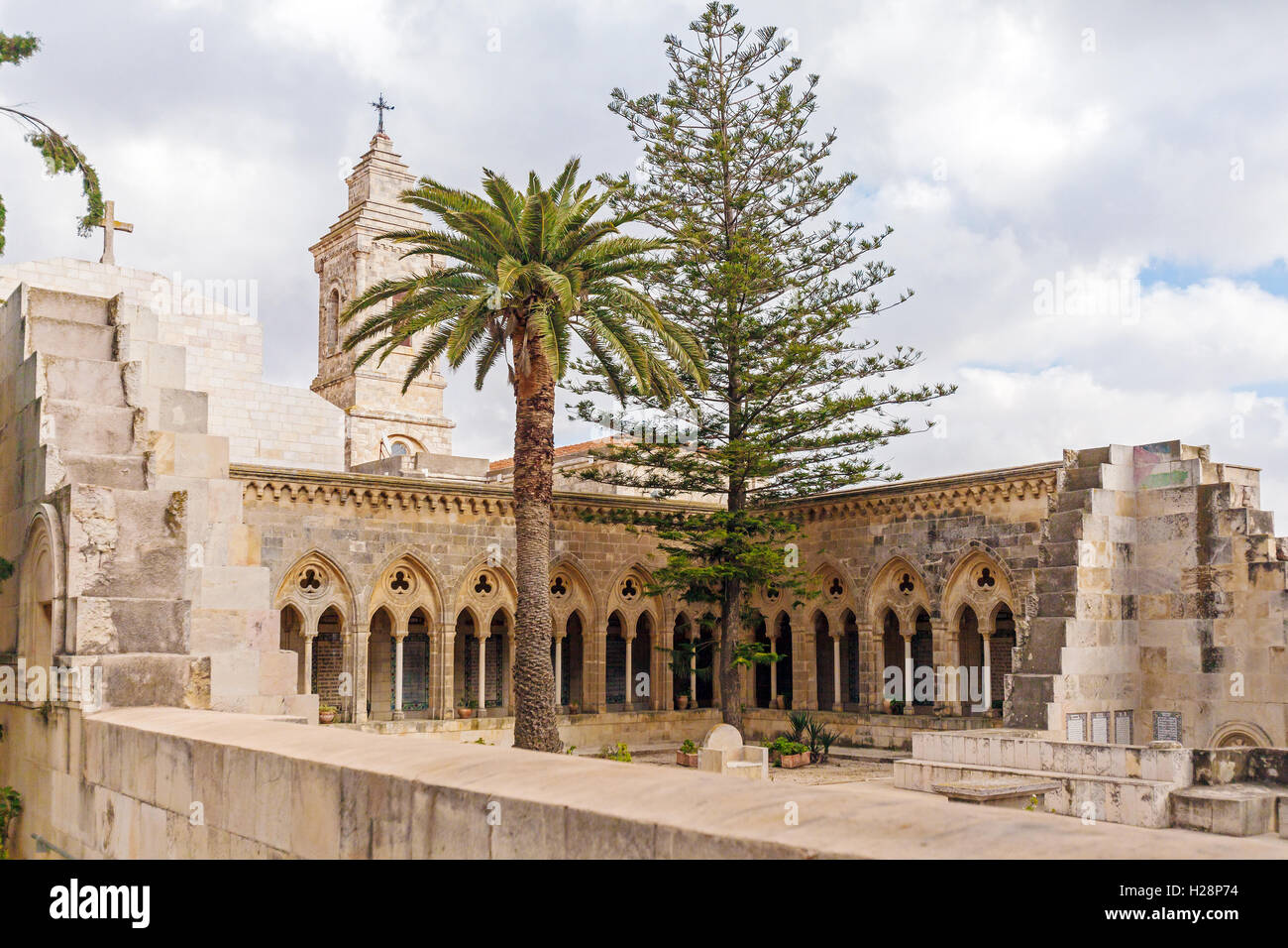 Church of the Pater Noster, Mount of Olives, Jerusalem, Israel Stock ...