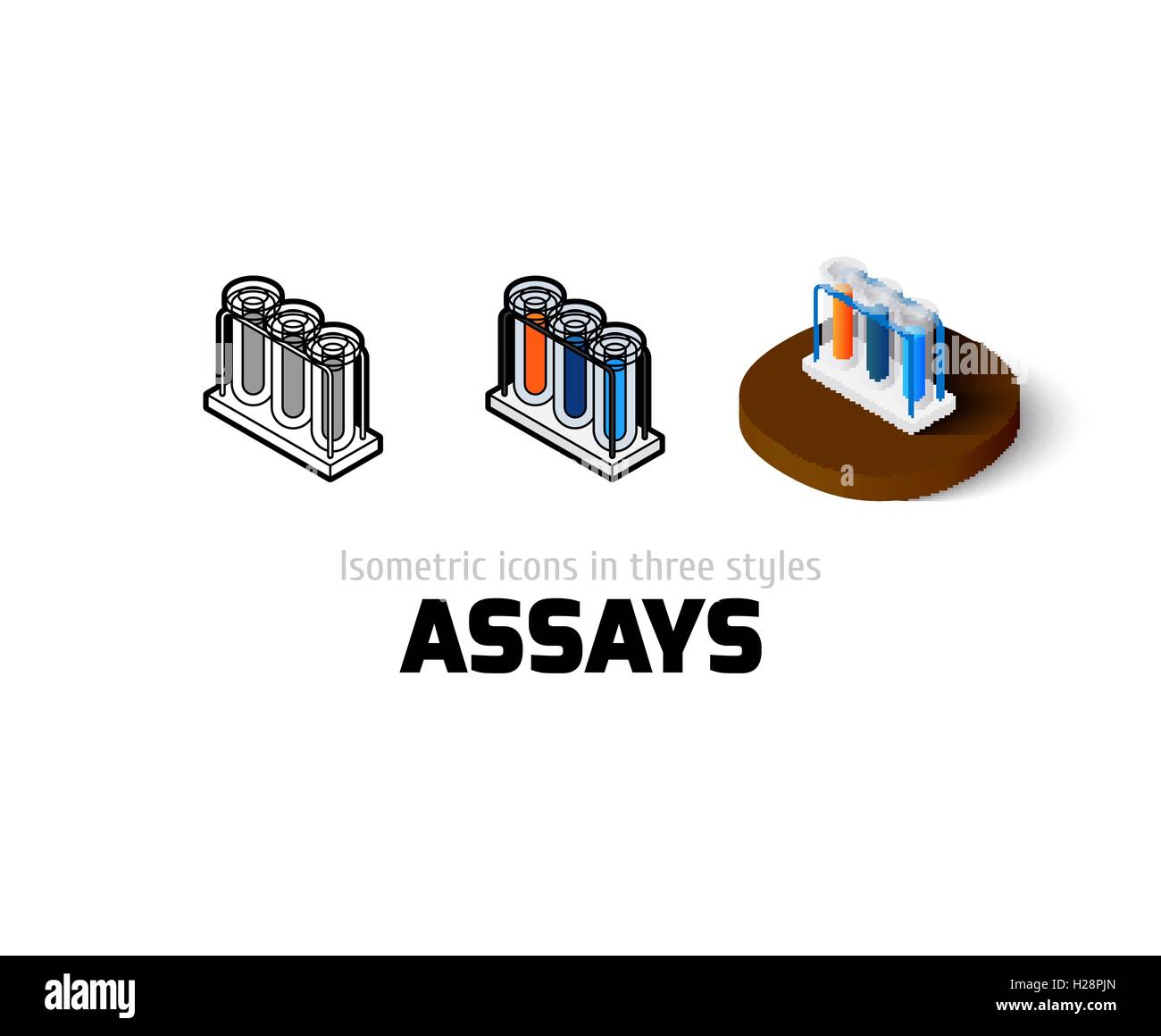 Assays icon in different style Stock Vector Image & Art - Alamy
