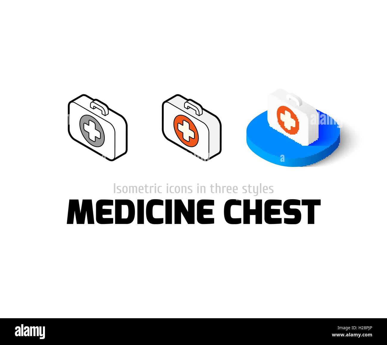 Medicine chest icon in different style Stock Vector Image & Art - Alamy