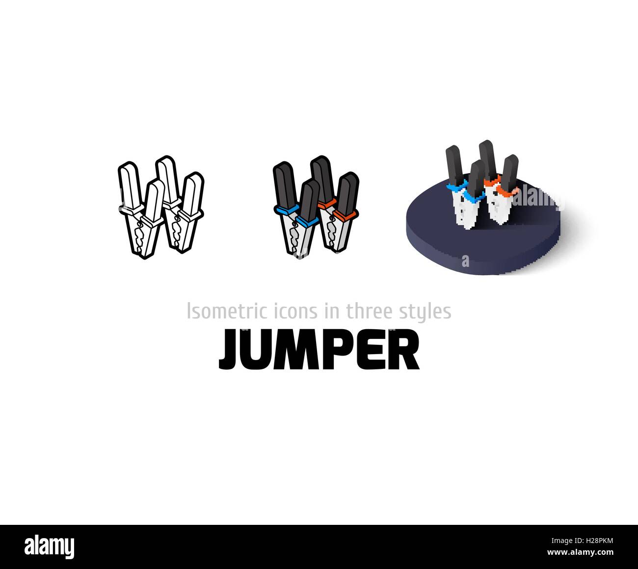 Jumper icon in different style Stock Vector Image & Art - Alamy