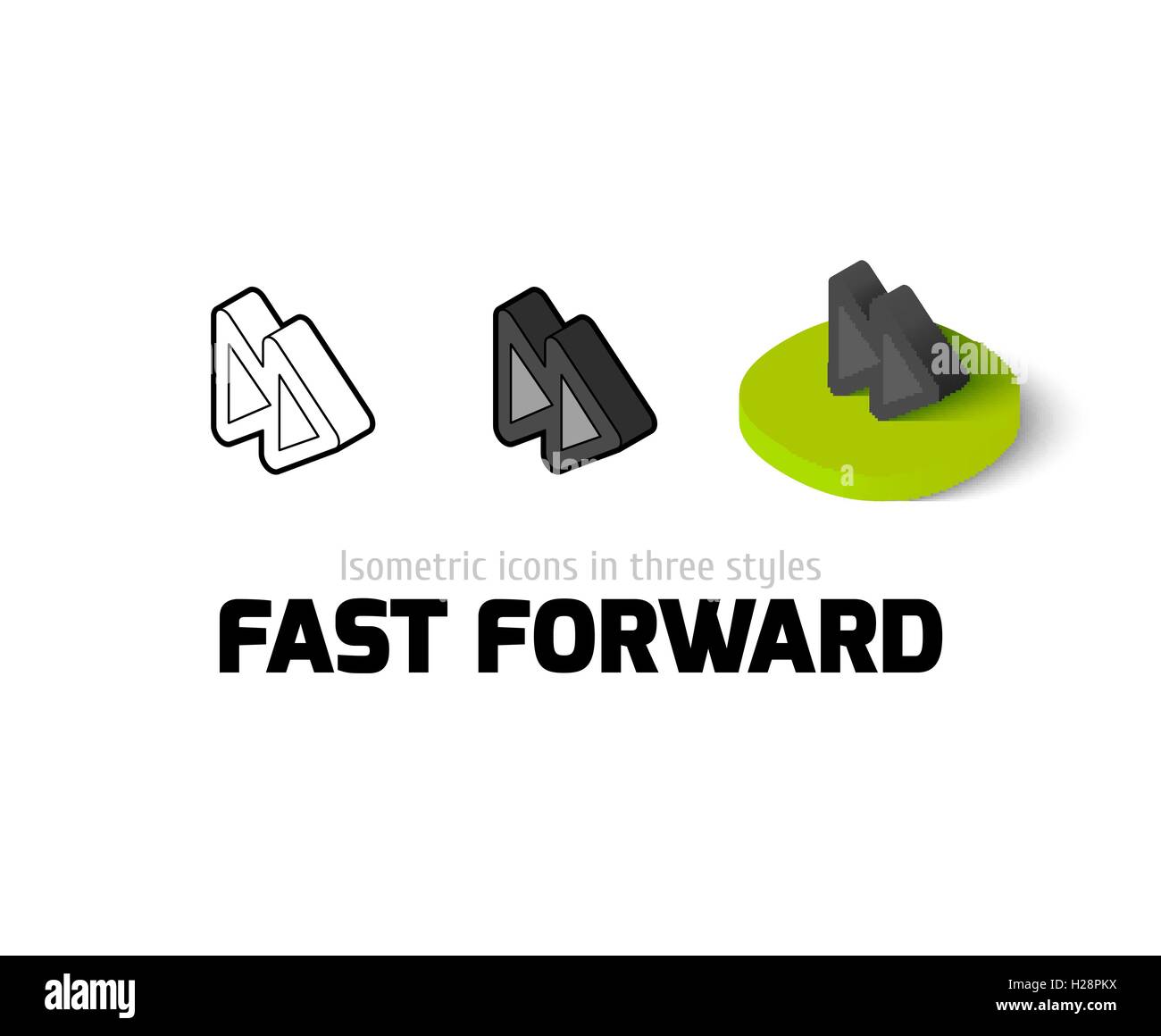 Fast forward symbol hi-res stock photography and images - Alamy