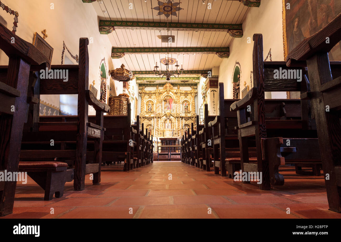 San Juan Capistrano, CA, USA —September 25, 2016: Serra Chapel at the ...