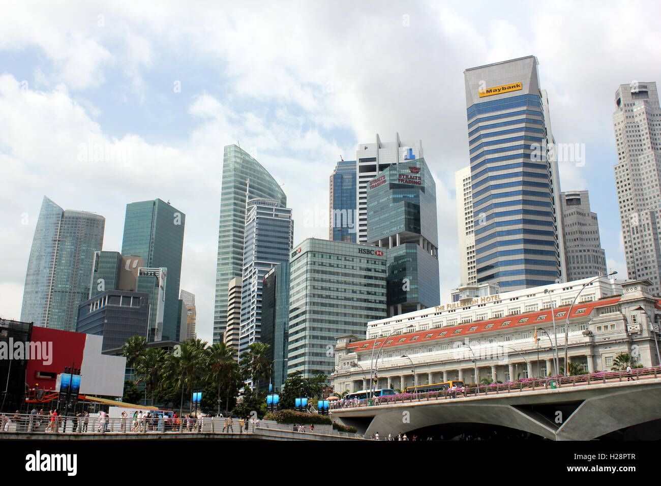 View of Buildings in Singapore Stock Photo - Alamy