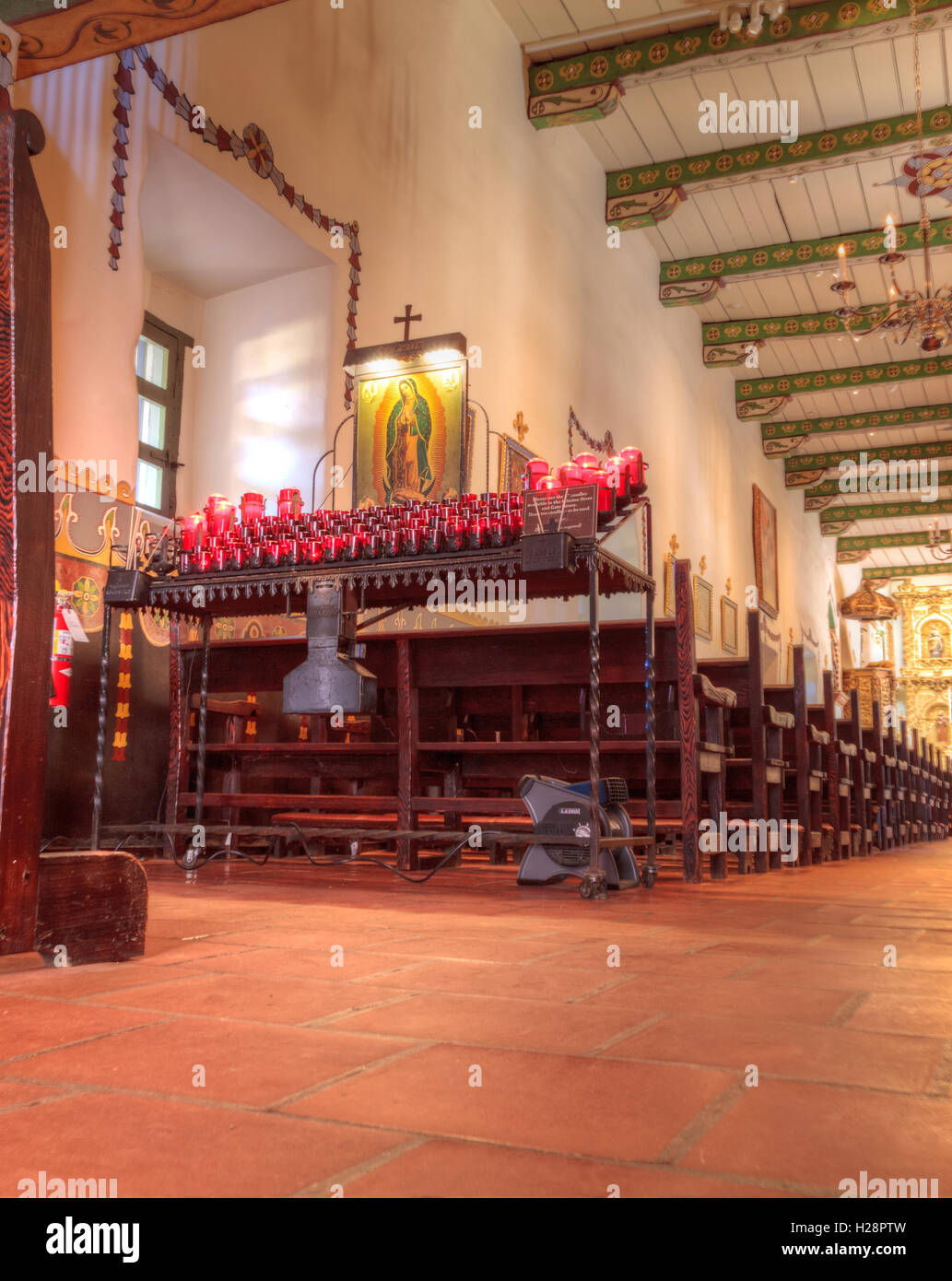 San Juan Capistrano, CA, USA —September 25, 2016: Serra Chapel at the ...
