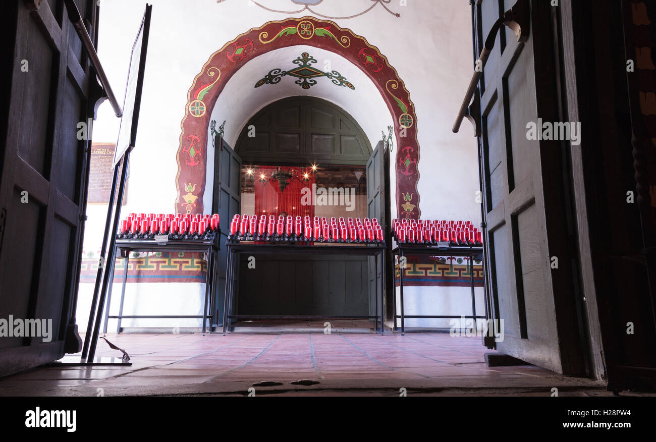 San Juan Capistrano, CA, USA —September 25, 2016: Serra Chapel at the ...