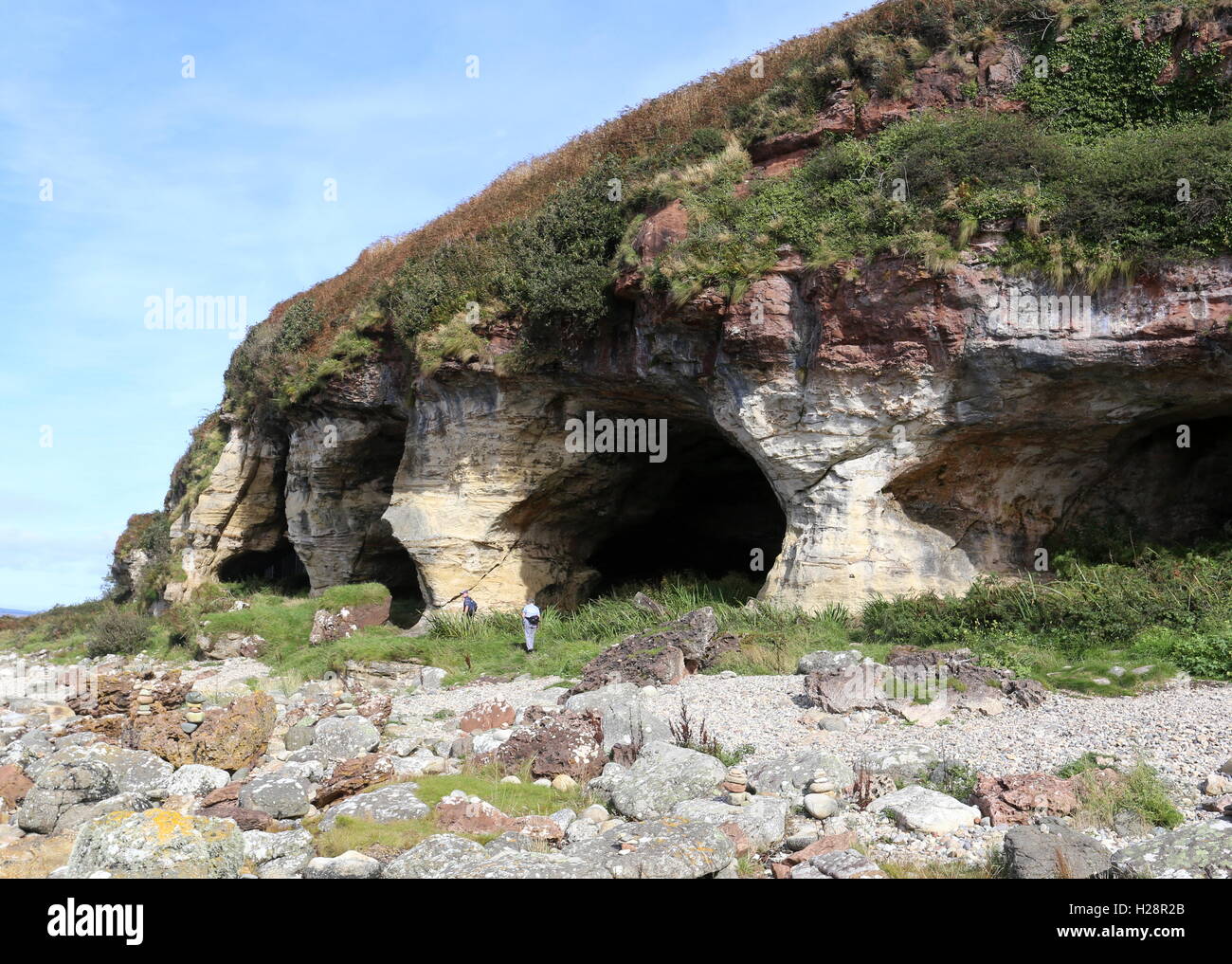 King's Cave, Isle of Arran Scotland September 2016 Stock Photo - Alamy