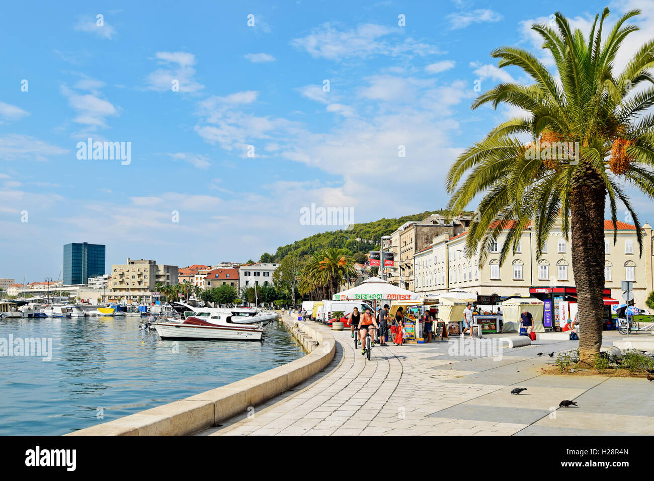Split's promenade, Riva is a popular seafront promenade in Split, the ...