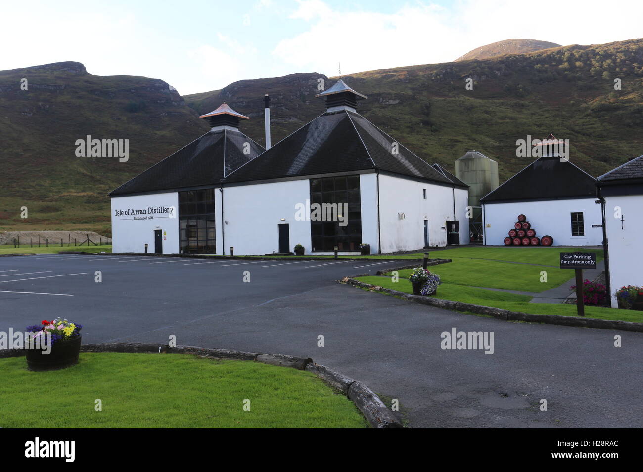 Exterior of Arran distillery Lochranza Isle of Arran Scotland September ...