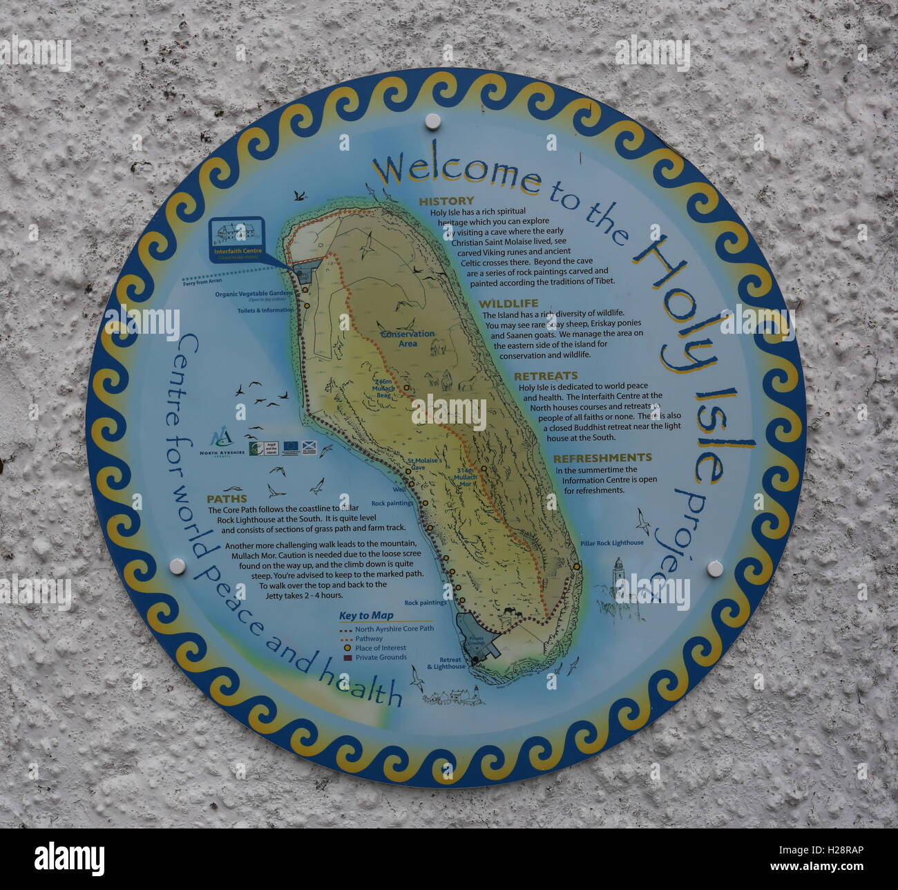 Map of isle of arran hi-res stock photography and images - Alamy