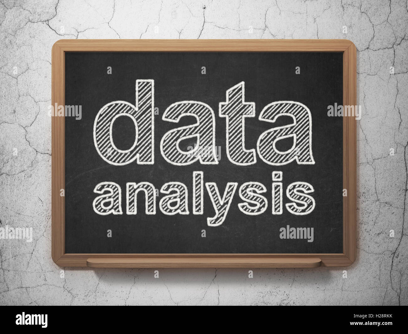 Information concept: Data Analysis on chalkboard background Stock Photo ...