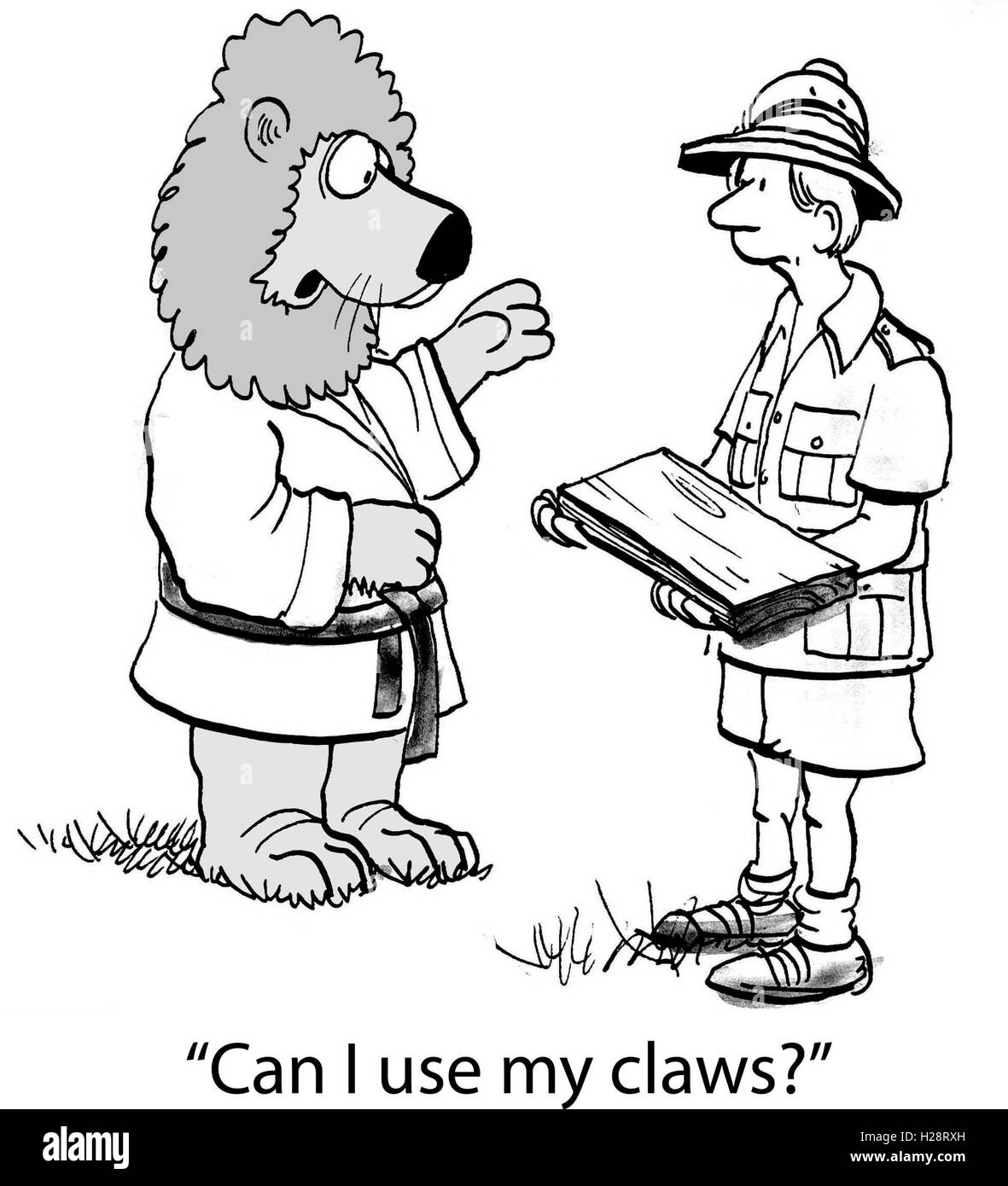 Lion board Black and White Stock Photos & Images - Alamy