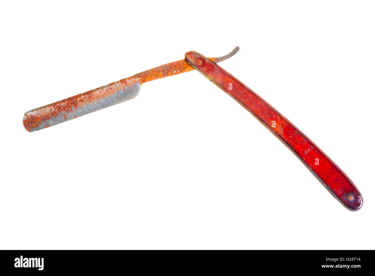 Rusty old fashioned shaving hi-res stock photography and images - Alamy